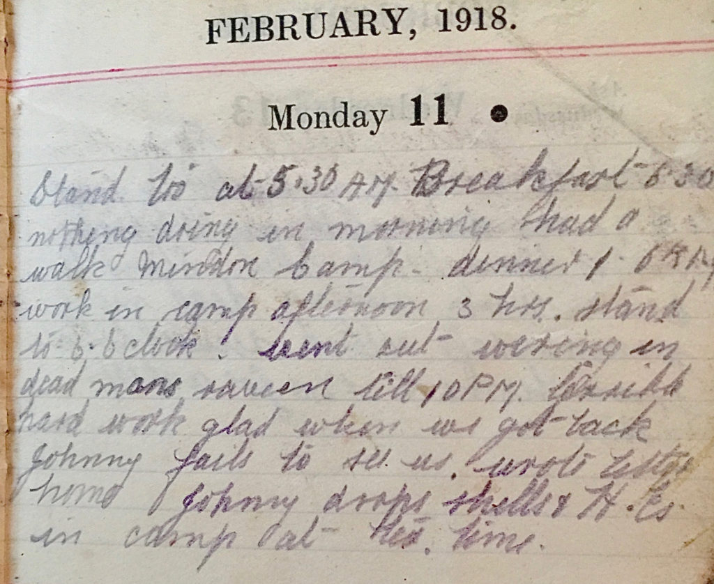 Wiring Party - February 11th, 1918 - A Year of War